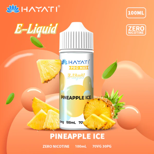 Hayati Pro Max 100ml - Pineapple Ice - Evolution Vapes