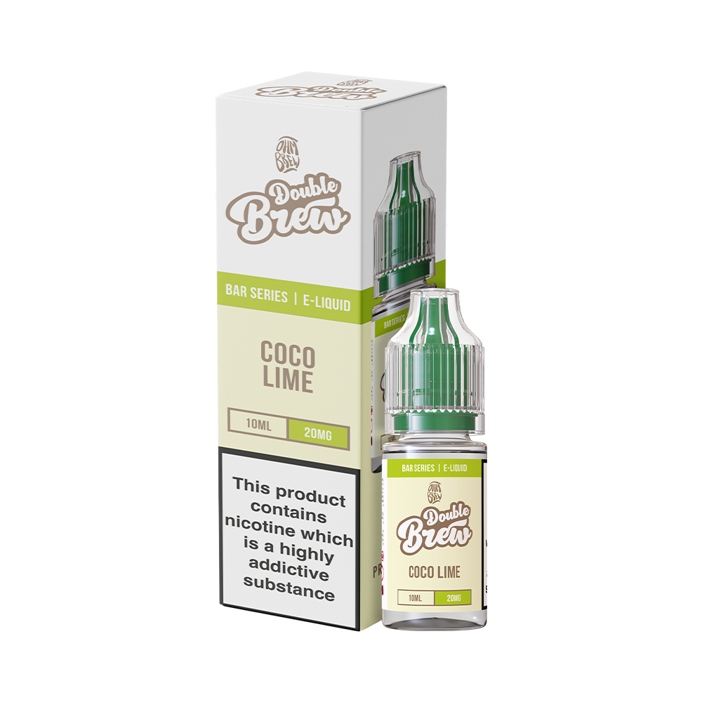 Double Brew Coco Lime Nic Salt 10ml | 4 for £10 | Evolution Vapes