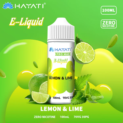 Hayati Pro Max 100ml - Lemon & Lime - Evolution Vapes